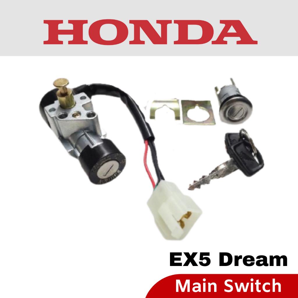 HONDA EX5 / EX5D Dream Main Switch Set Kunci Motorcycle Disk Lock Disc ...