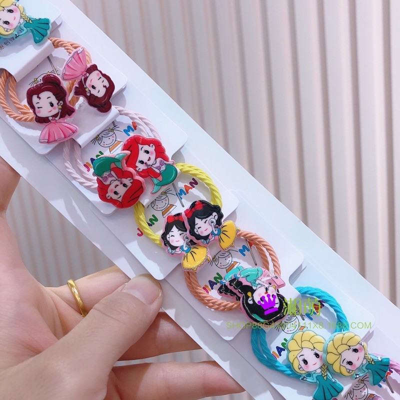 [Ready Stock] 10 pairs Frozen Princess Snow White Girls Cute Cartoon ...