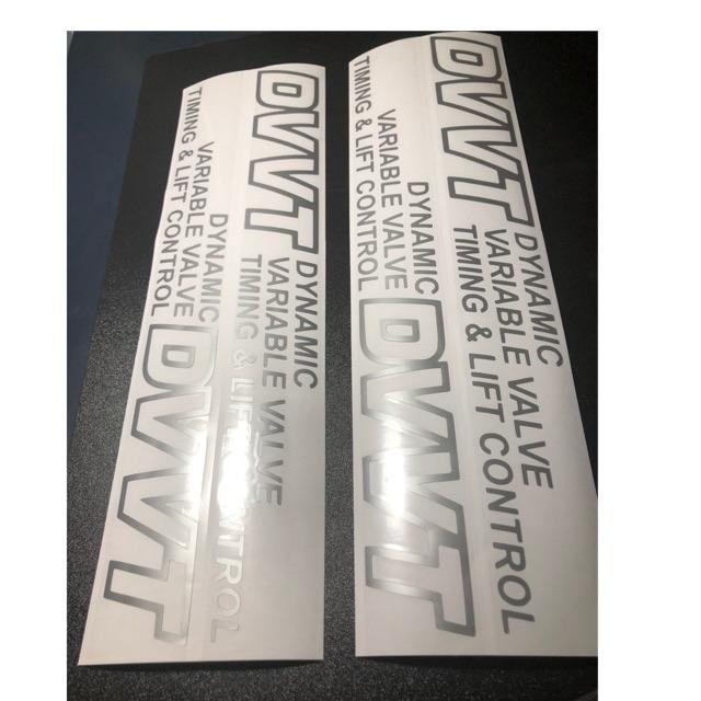 Dvvt car Sticker / Sticker kereta Dvvt / DVVT vinyl Sticker (Myvi ...