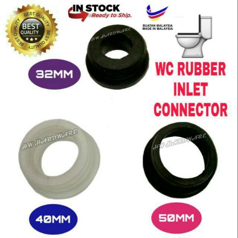 ⭐4 MODEL SIZE WC🚽 RUBBER INLET CONNECTOR HIGH QUALITY BATHROOM ...