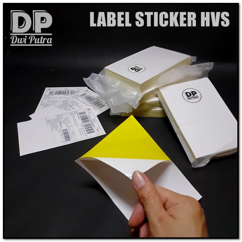 Hvs STICKER LABEL Equivalent To A6 - 10 x 15 CM // Printing STICKER ...