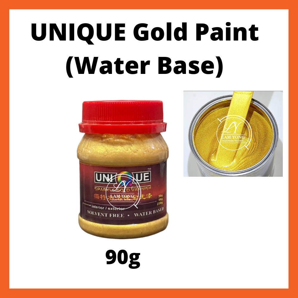 NICORA ROYAL GOLD PAINT (WATER BASED) 30G / 90G / 250G / CAT EMAS ...