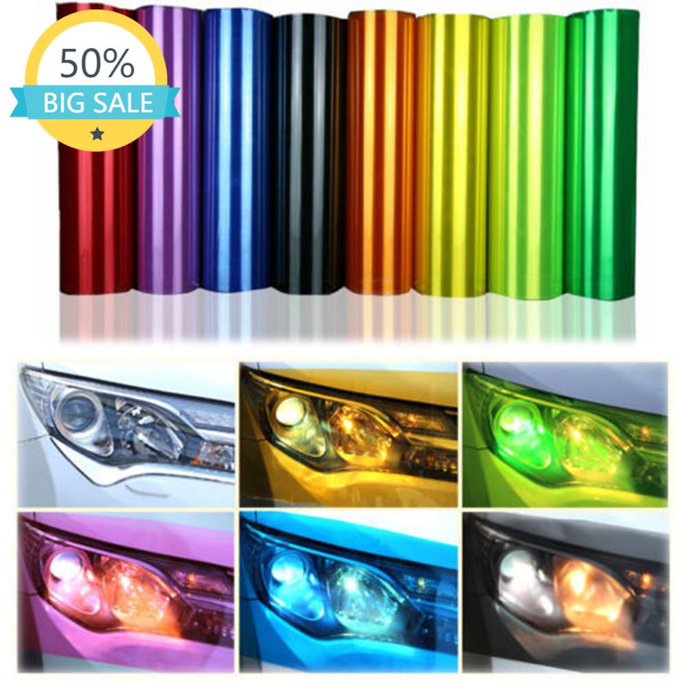 【CG】Redady Stock 30*60cm Hot Car Headlight Sticker Tint Film Taillight ...