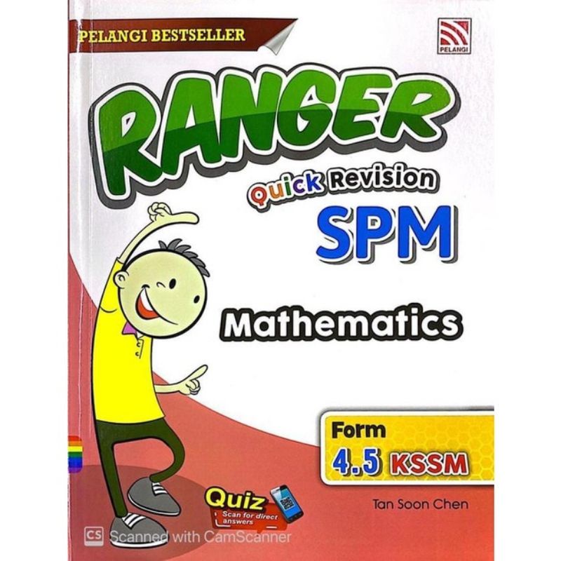[Talent] Ranger Quick Revision SPM 2022 : Mathematics Pelangi | Shopee Malaysia