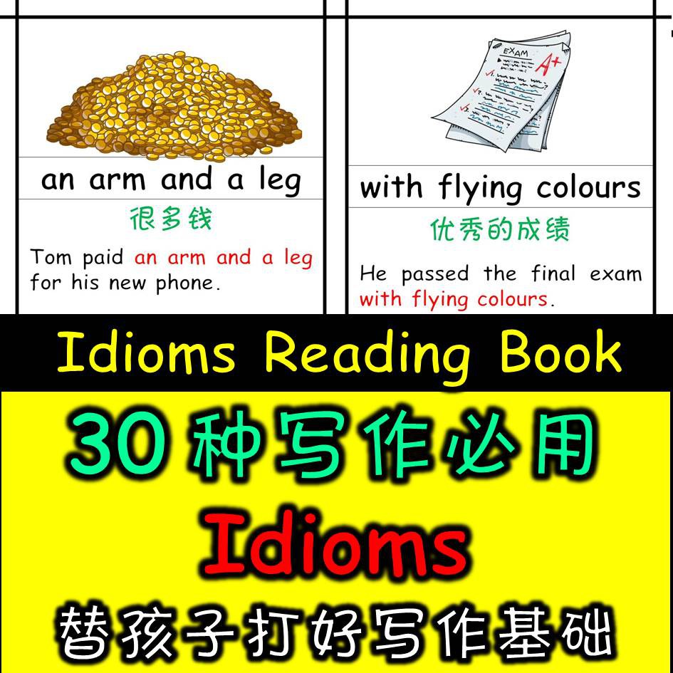[Printable] Idioms Reading Book for Primary Pupils (age 9 - 12) 附上中文意思 ...