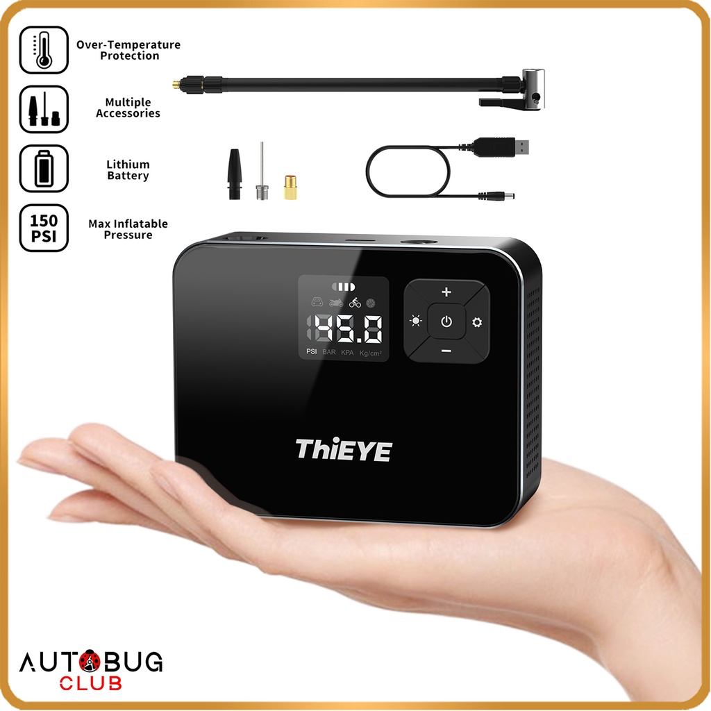 [NEW] AirKIT 2 ThiEYE Cordless Portable Air Compressor Air Kit 2 Tire ...