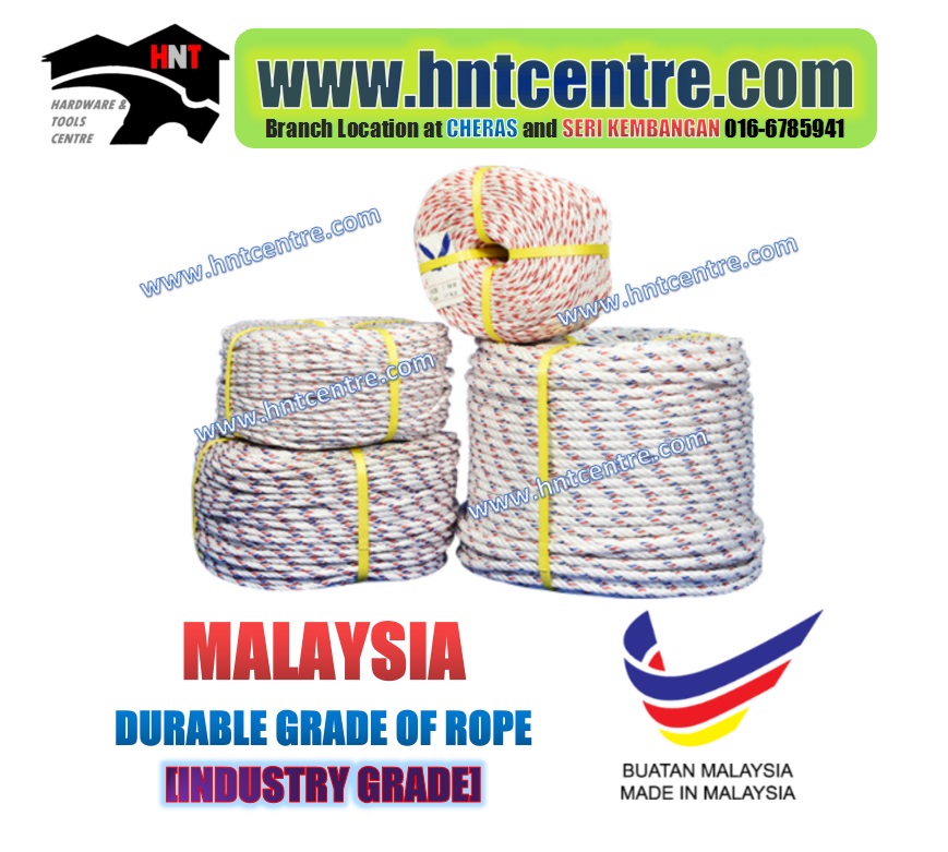 PP Rope/ Polypropylene Rope/ Nylon Rope (about 200 Meter per roll) 5mm ...