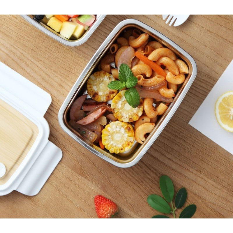 🔥Ready Stock🔥304 Stainless Steel Lunch Box Tupperware Food Container ...