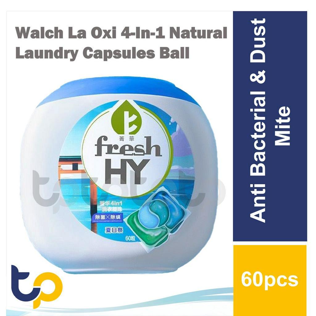 WALCH Fresh HY 4 In 1 Laundry Capsules/9X Antiseptic / LA 4 In 1 Laundry Capsules/Ar Fum 5 In 1 ...