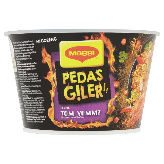 Maggi Pedas Giler Tom Yummz Instant Noodle Bowl 97g | Shopee Malaysia
