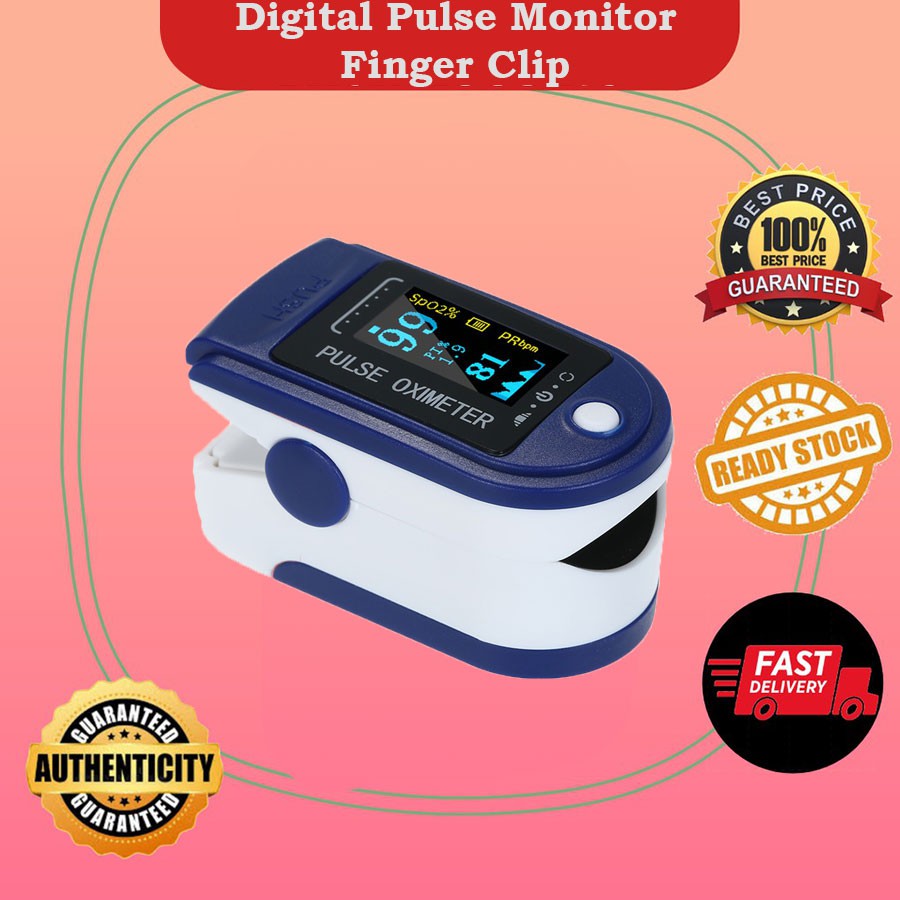 [Ready Stock] Digital LED Finger Clip Pulse Oximeter Blood Oxygen ...