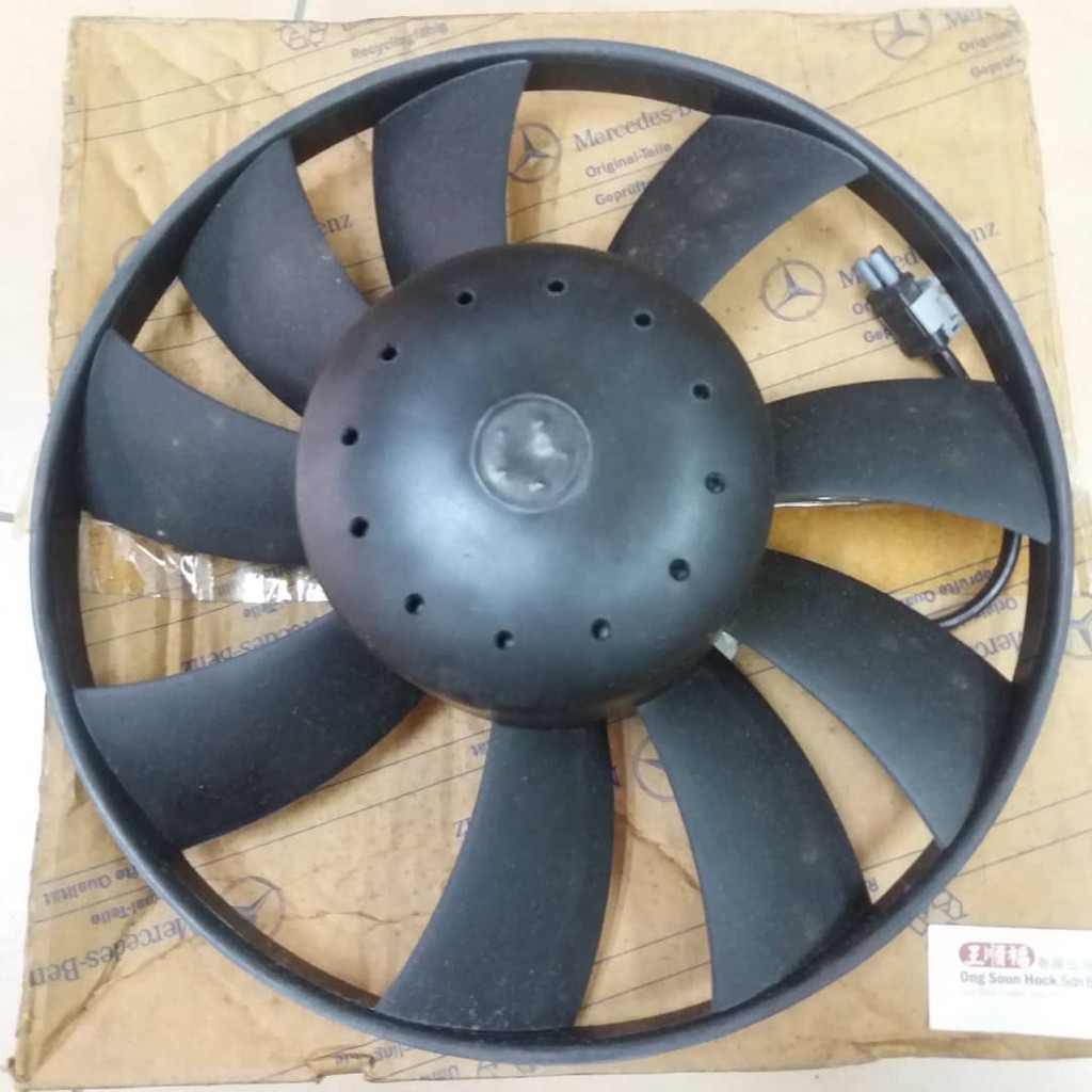W210 Blower Fan +Motor Original Mercedes 000 540 1288 single radiator ...