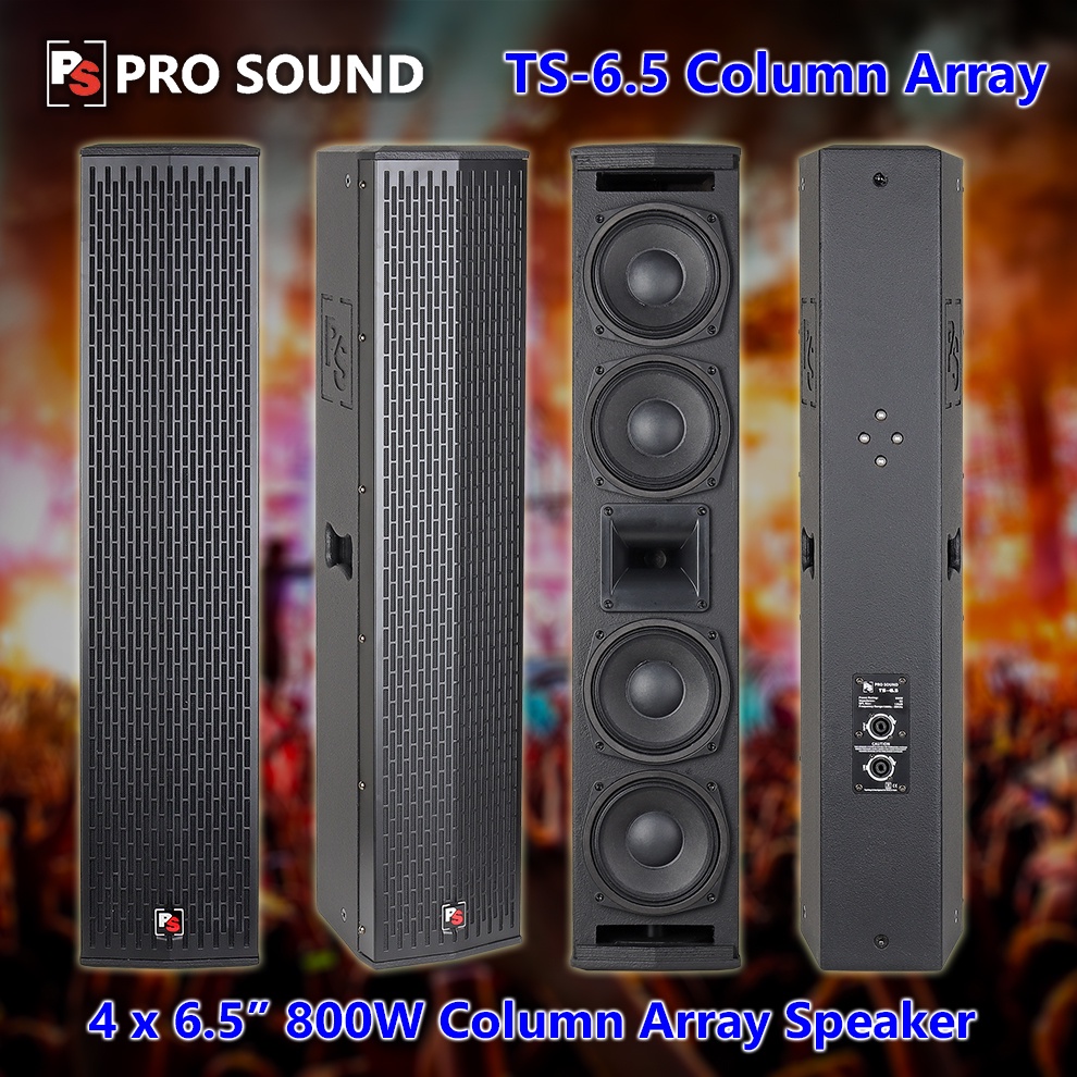 (one pair/ sepasang) PS Pro Sound TS-6.5 800Watt Professional Passive ...