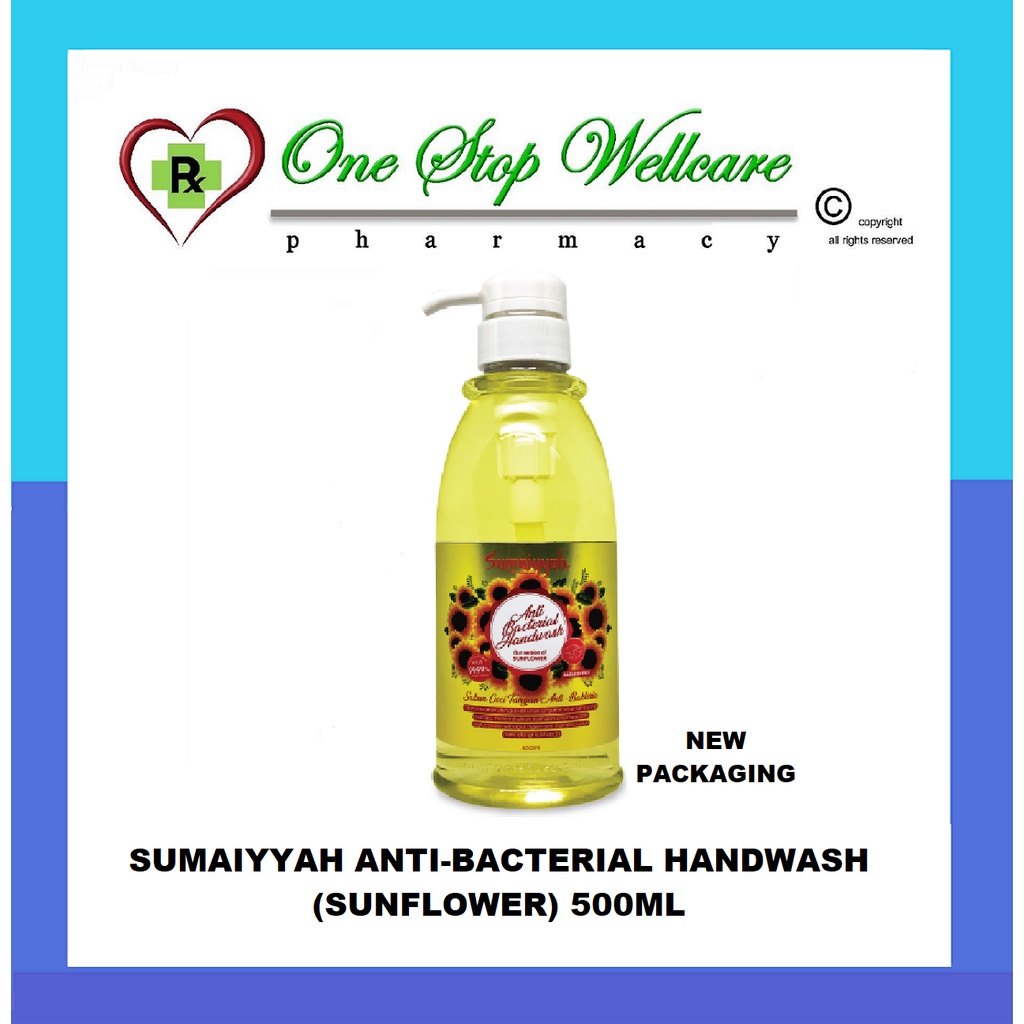 SUMAIYYAH SUNFLOWER ANTIBACTERIAL HANDWASH 500ML (EXP:08/2025) | Shopee ...