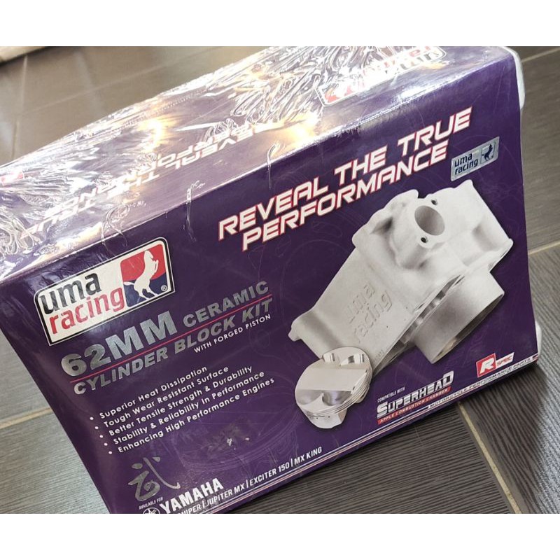 Y15zr Uma Racing Block Ceramic 62mm (super head piston) | Shopee Malaysia