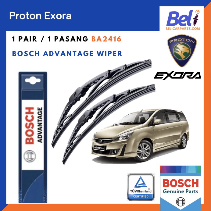 Proton Exora Car Windshield Wiper Blade - Bosch Advantage BA2416 (24 ...