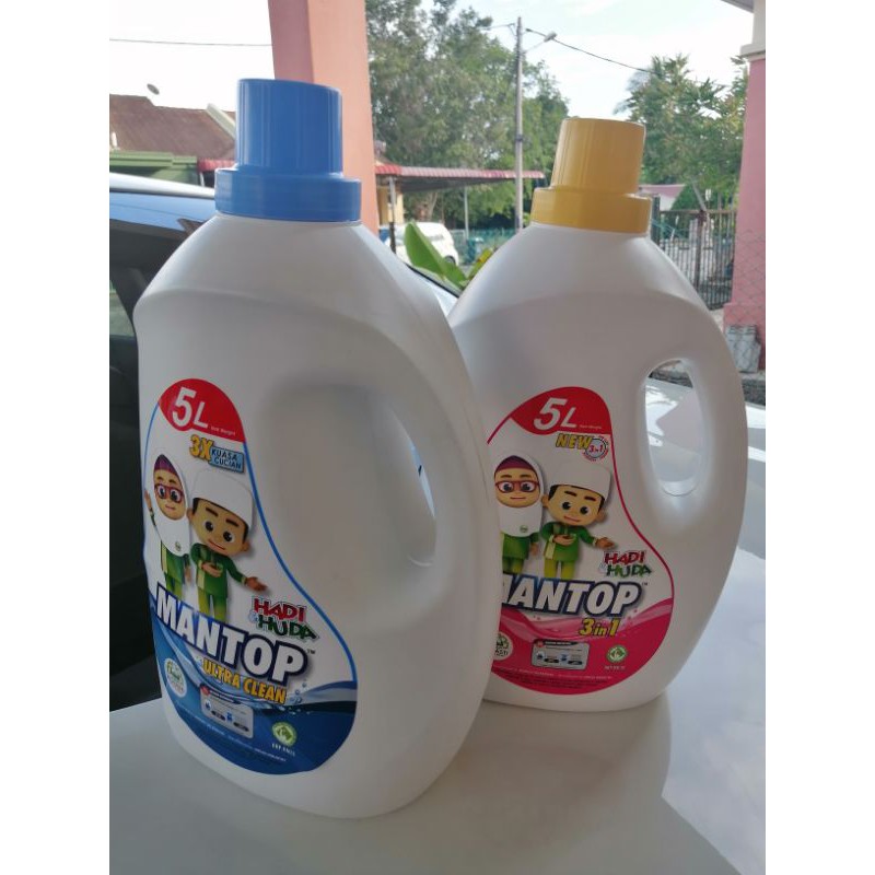 MANTOP SABUN PASTI PENCUCI PAKAIAN 3IN1 5L | Shopee Malaysia