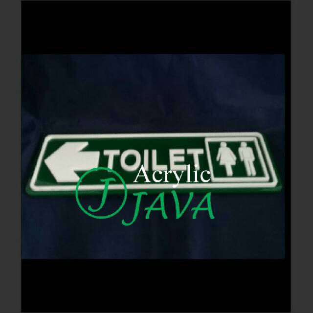 Sign BOARD ACRYLIC TOILET/ACRYLIC TOILET 2 LAYER Embossed | Shopee Malaysia