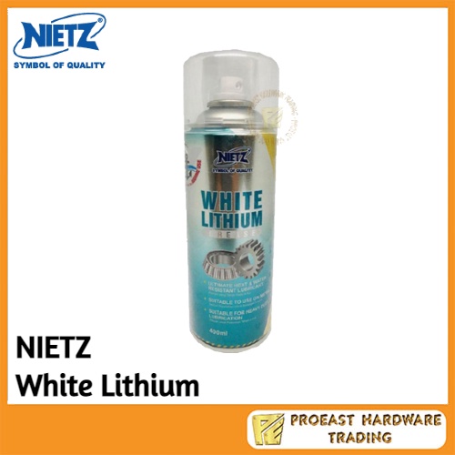 NIETZ White Lithium Grease 400ml / [FREE] WHITE LITHIUM+N10 MULTI ...