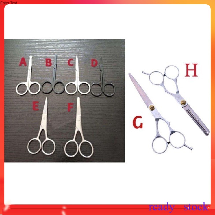 Stainless Steel Gunting Misai / Janggut / Gunting Rambut / Gunting Bulu ...