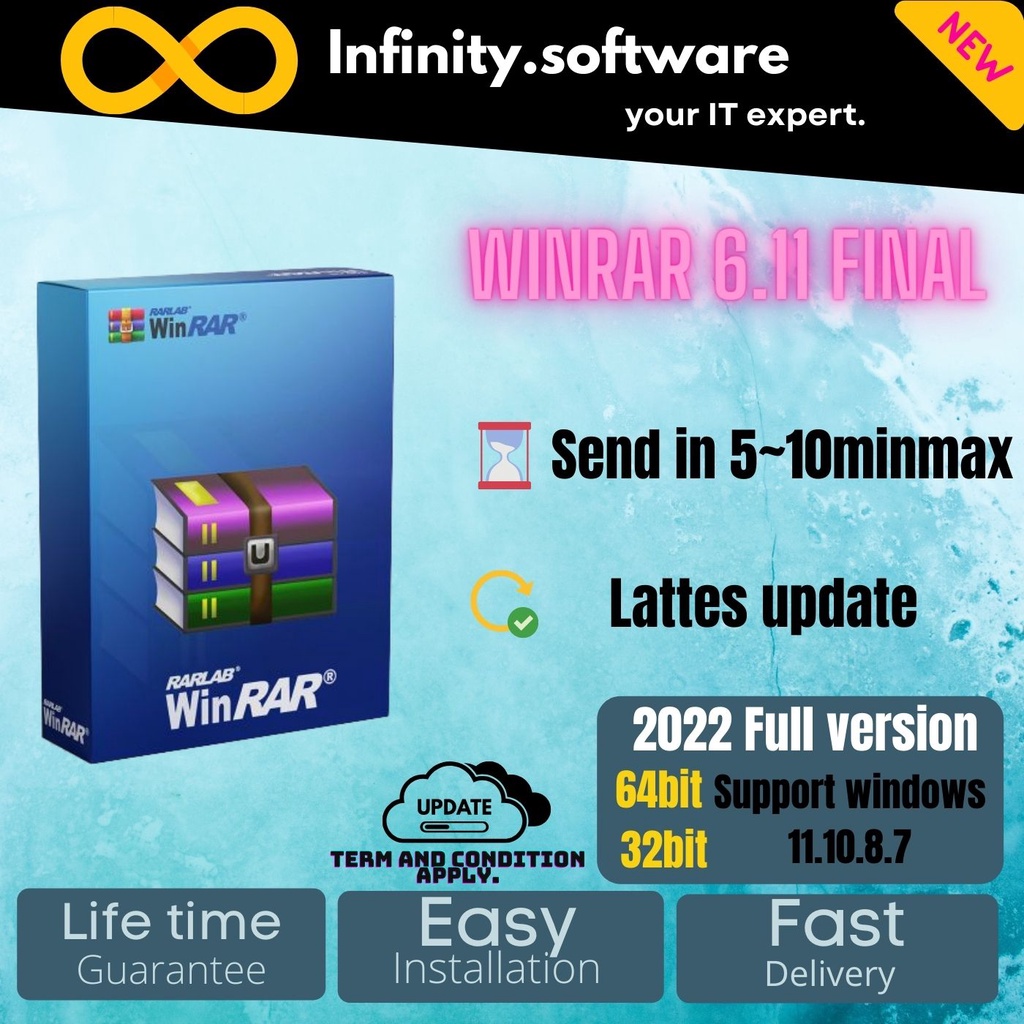 WinRAR 6.11 Final [ Life time] [𝗟𝗔𝗧𝗘𝗦𝗧 𝗩𝗘𝗥𝗦𝗜𝗢𝗡] [Full Version] [safe ...