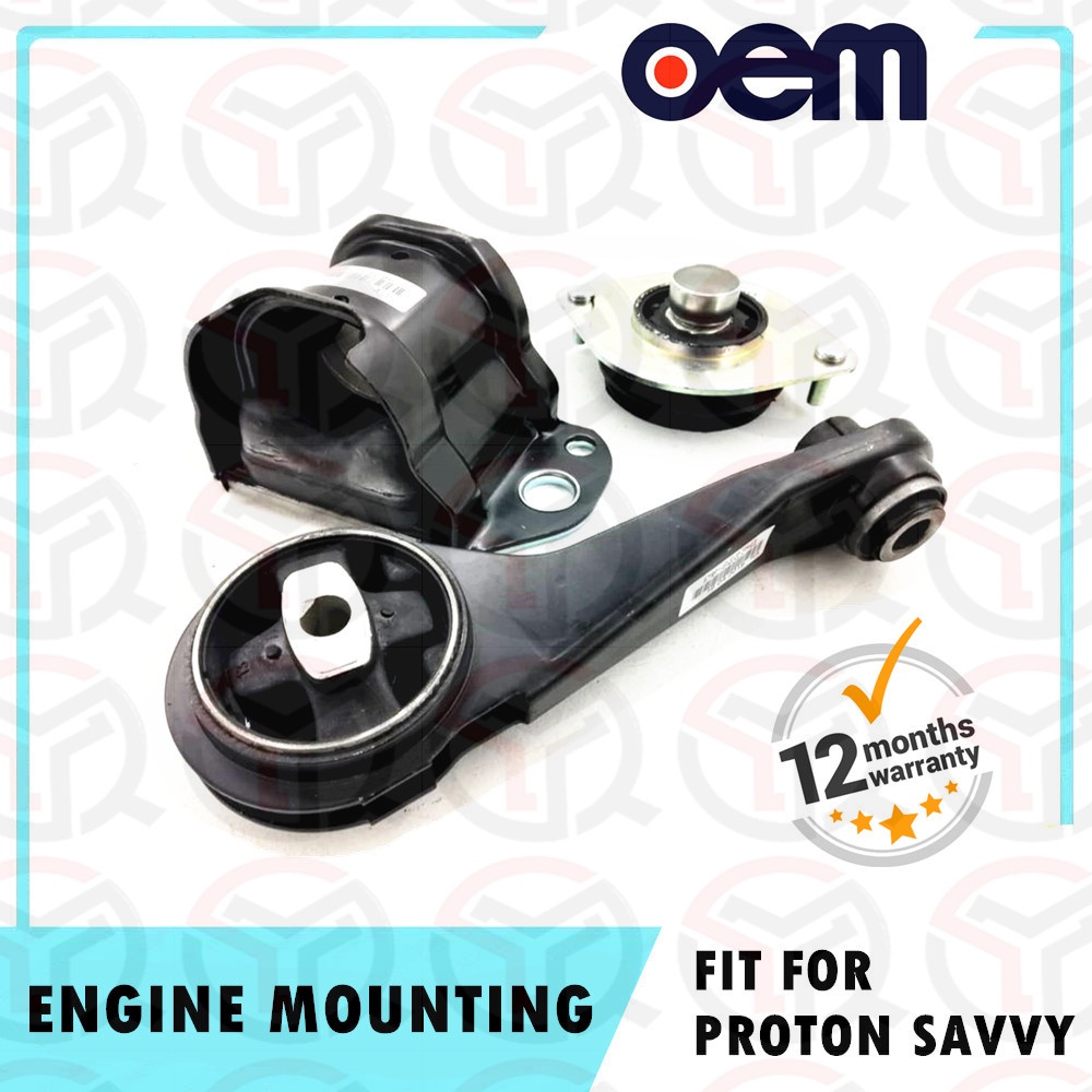 PROTON SAVVY 1.2 ENGINE MOUNTING SET (3 PIECE) (1 YEAR WARRANTY ...
