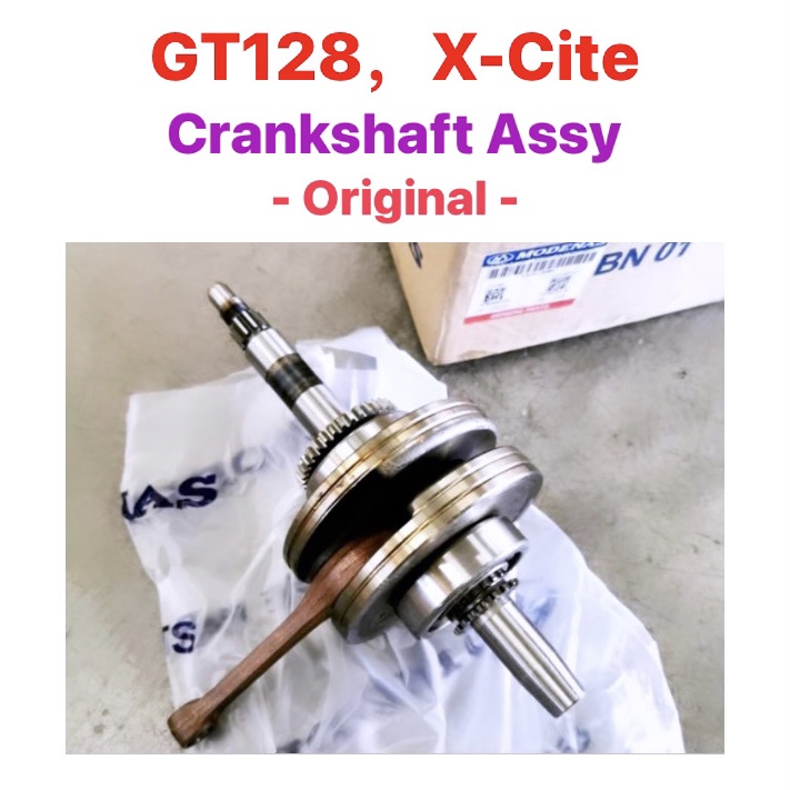 MODENAS GT128 Crankshaft Assy 100% Original GT 128 CRANKSHAFT CRANK ...