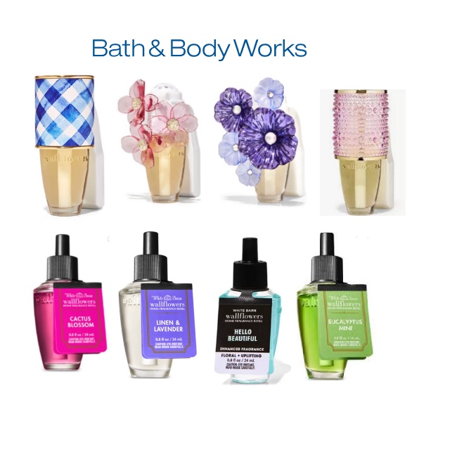 Bath & Body Works Plug and Wallflower Bulb Refill Eucalyptus Mint ...