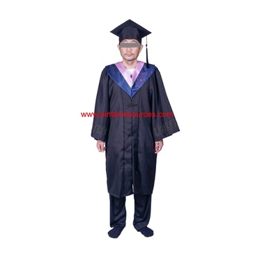 READY STOCK Adult Graduation Gown University Graduation Robe Degree ...