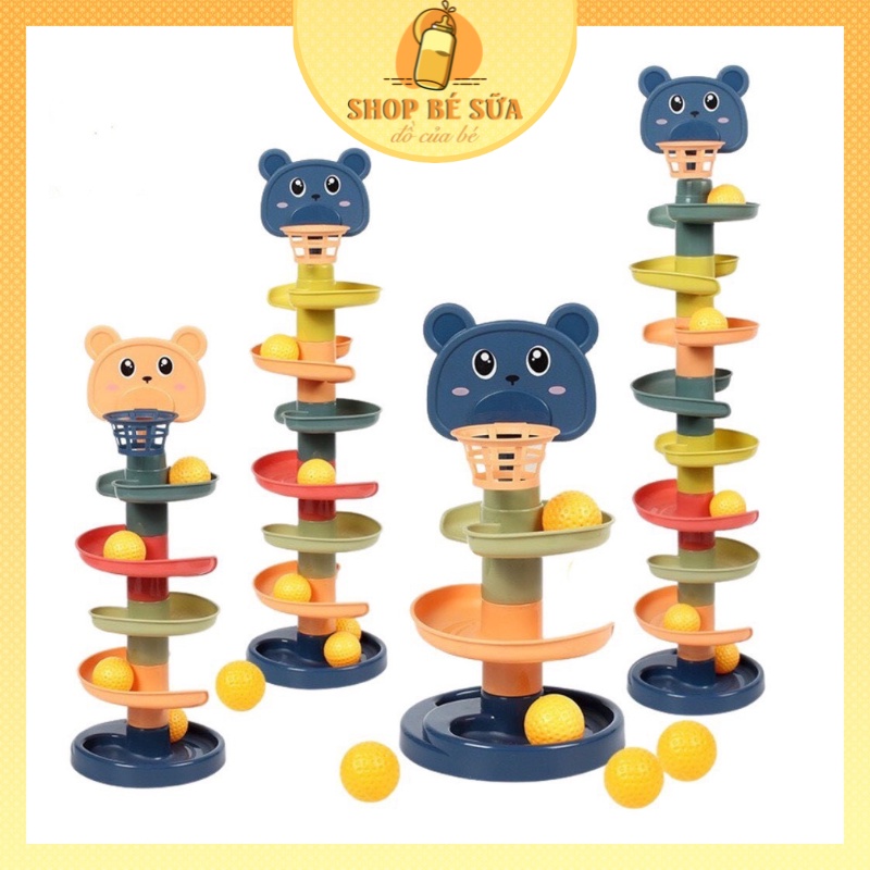 Spinning Ball Drop Toy, Ball Drop Slide Tower for Children | Shopee ...