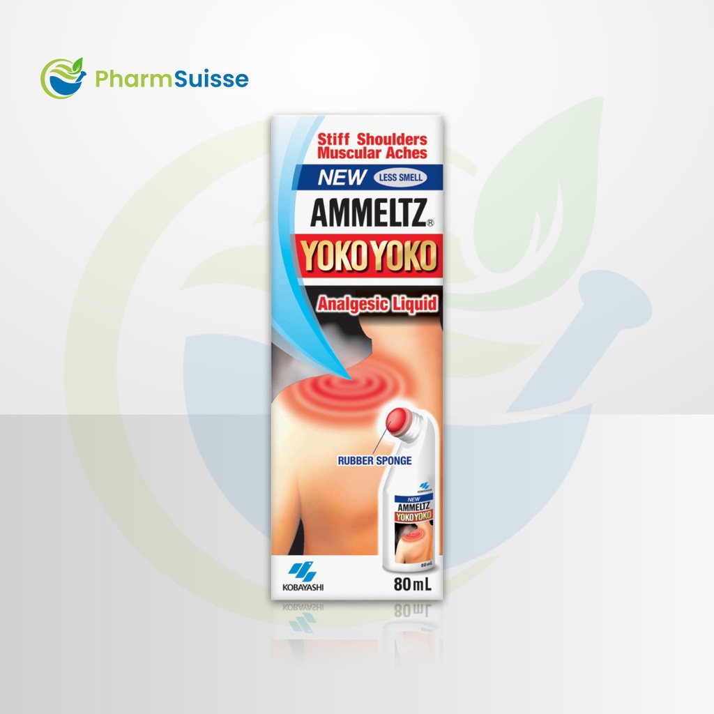 NEW AMMELTZ YOKO YOKO 46ML/80ML LESS SMELL ANALGESIC LIQUID | Shopee ...