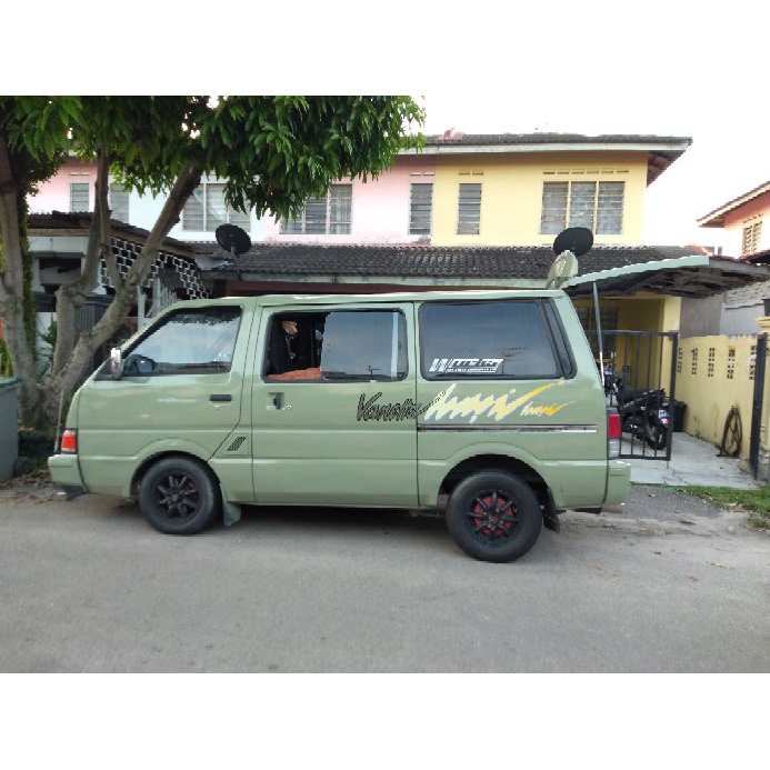 Nissan Vanette C22 Type 2 Car Body Sticker Decorative Style Purple | PGMall