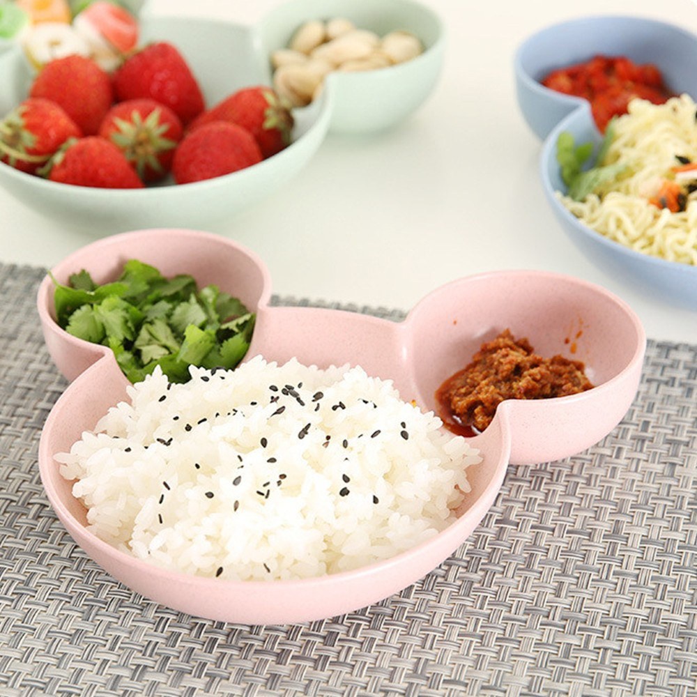 Children Kids Cute Cartoon Mouse Bowl ? 21.5 * 18.5cm? (beige) | Shopee ...
