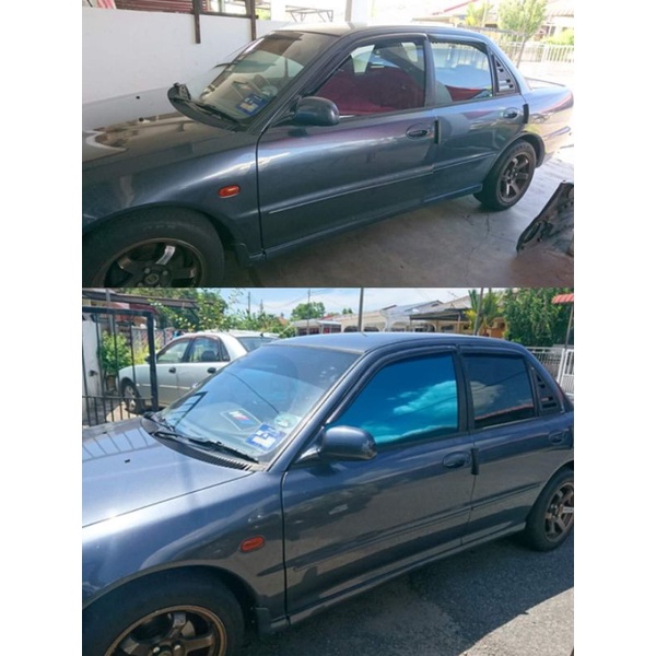 TINTED Silver Blue UV99 SPUTTER/TINTED BERWARNA SIZE KERETA/TINTED ...