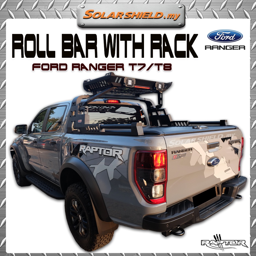 Ford Ranger T6/T7/T8,Wildtrack,Raptor roll bar 4x4 roll bar with rack ...