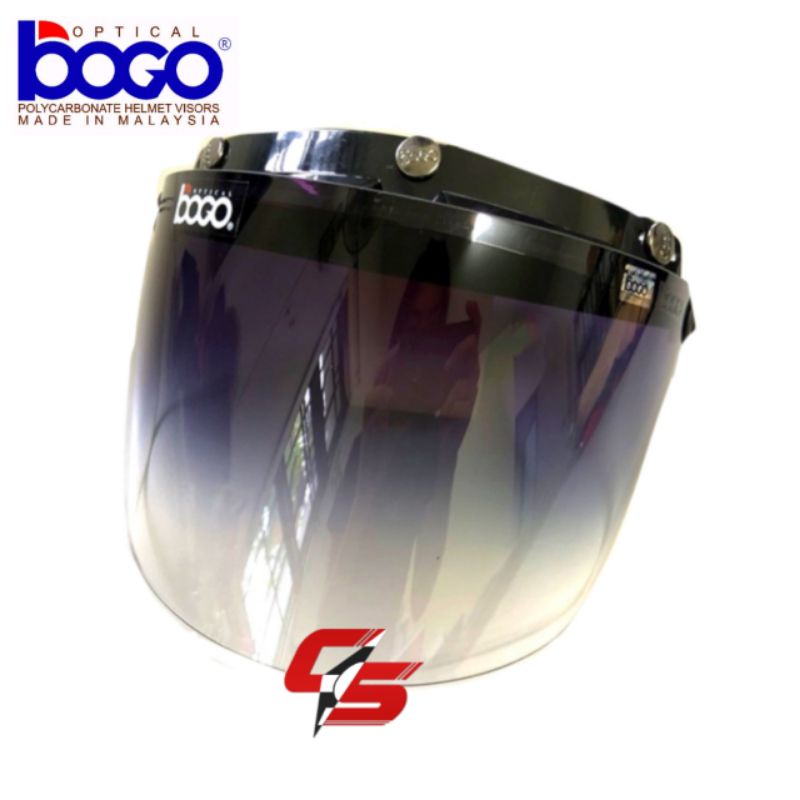 MHR III Original Helmet half cut seteng kura (packing in box ) & Visor ...