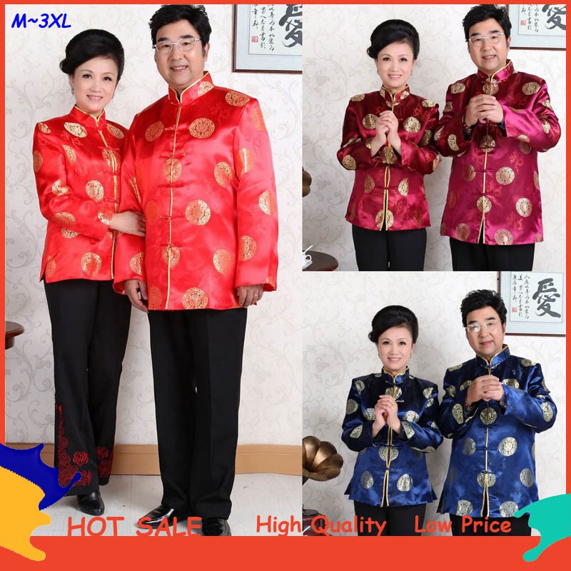 Tang Suit Chinese Traditional Wear Costume hanfu CNY Shirt Chinese ...