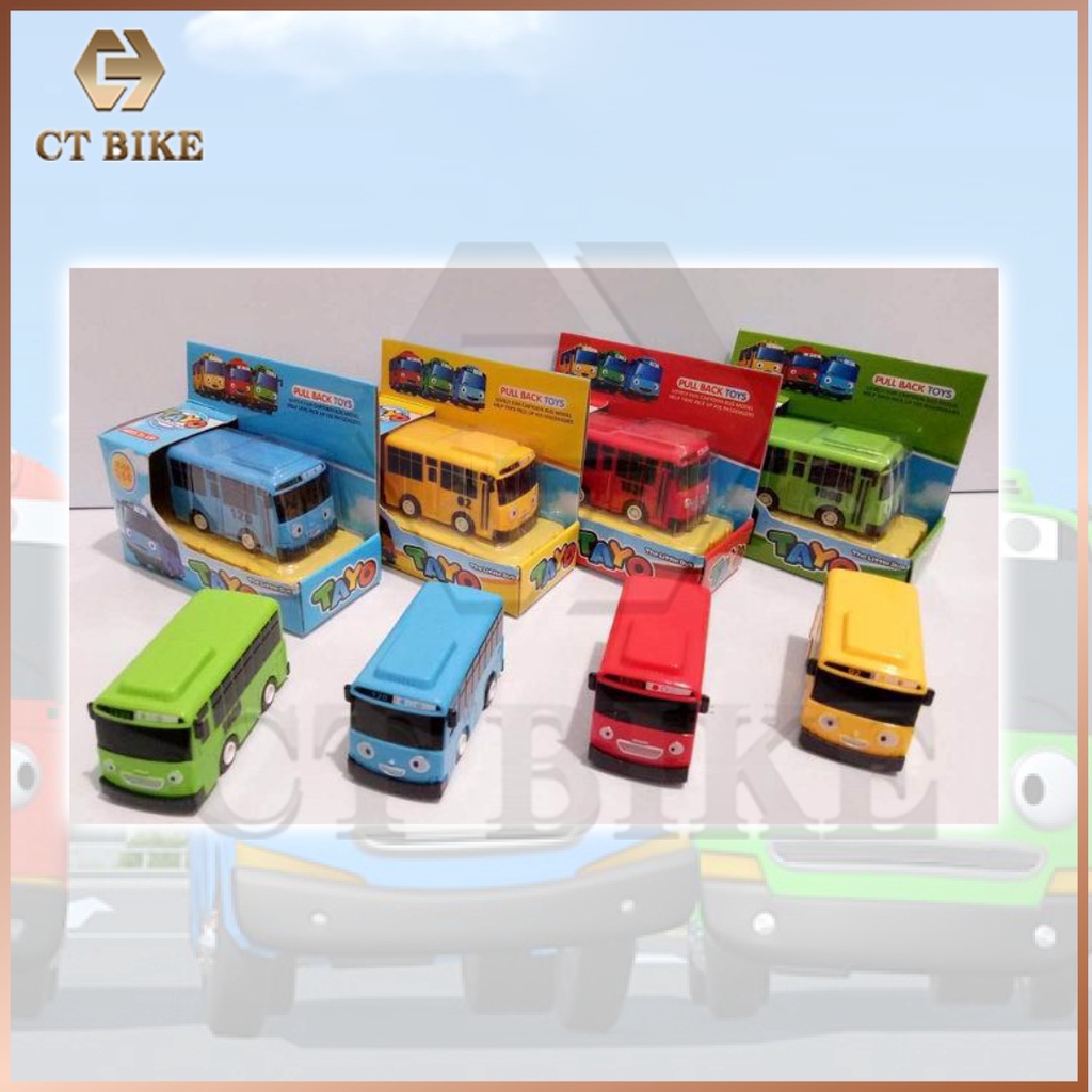 TAYO THE LITTLE BUS Toy Set Big Vehicles Garage Pull Back For Kids Playing Collection | Shopee ...