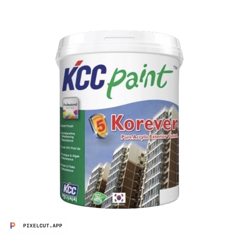KCC Korever Exterior Paint 5L # first grade | Shopee Malaysia