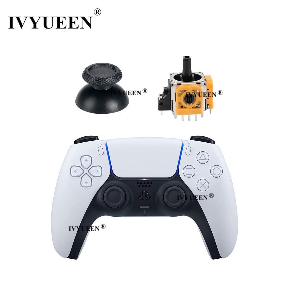 IVYUEEN 2 Sets for PlayStation 5 PS5 DualSense Controller 3D Analog Stick Sensor Module ...