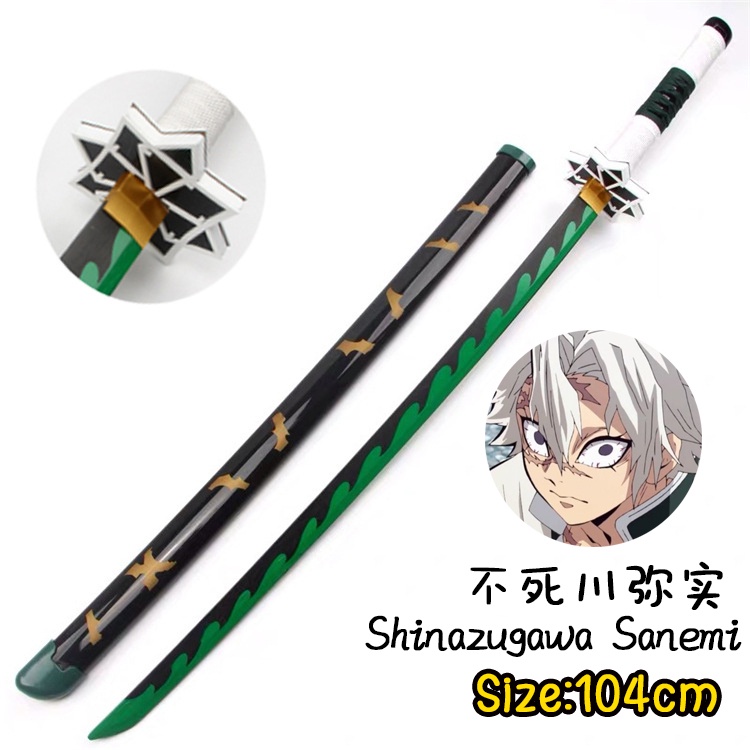 Demon Slayer Sword Toy 106cm Tanjiro Giyu Zenitsu Rengoku For Children ...