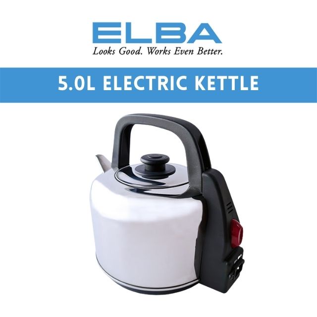 ELBA 5.0L STAINLESS STEEL ELECTRIC KETTLE - WITH CONCEALED HEATING ...