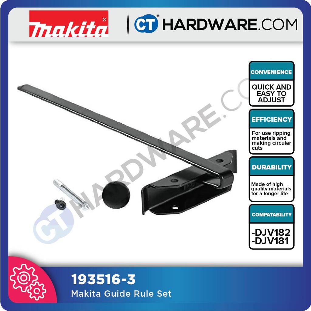 MAKITA 193516-3 GUIDE RULE SET FOR DJV182 / DJV181 JIGSAW | Shopee Malaysia