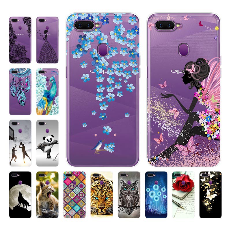 OPPO F9 Case Silicone TPU Cartoon Soft Cover Phone Case OPPO F9 F 9 ...