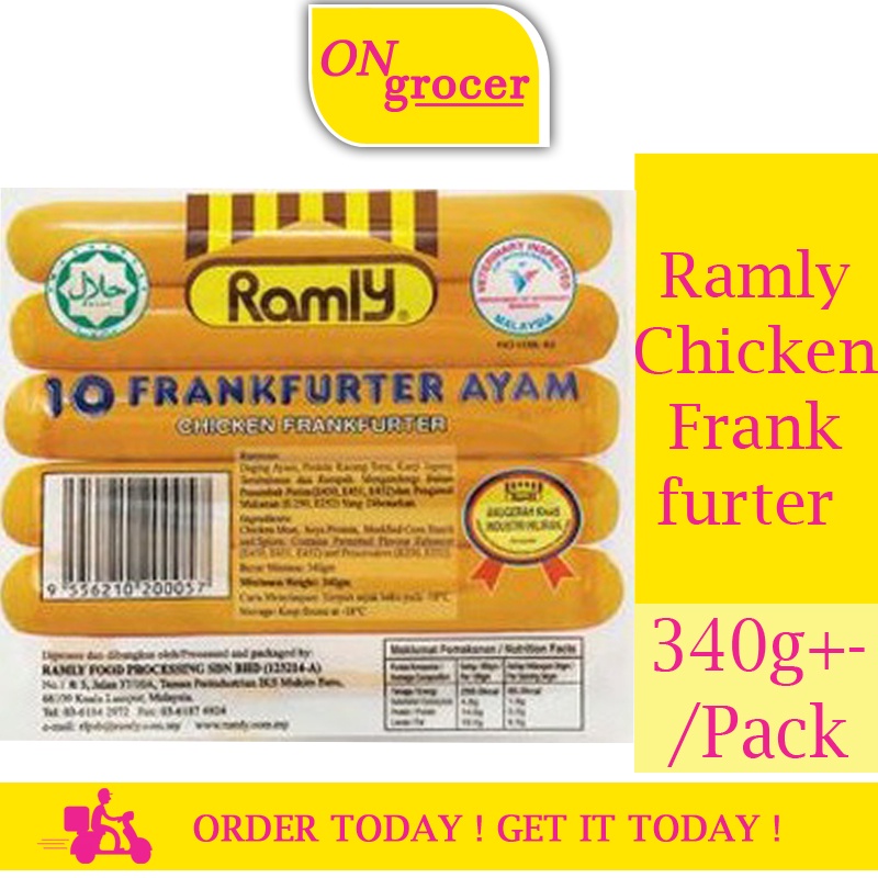 A0952 - Ramly Chicken Frankfurter - 340g+-/Pack | Shopee Malaysia