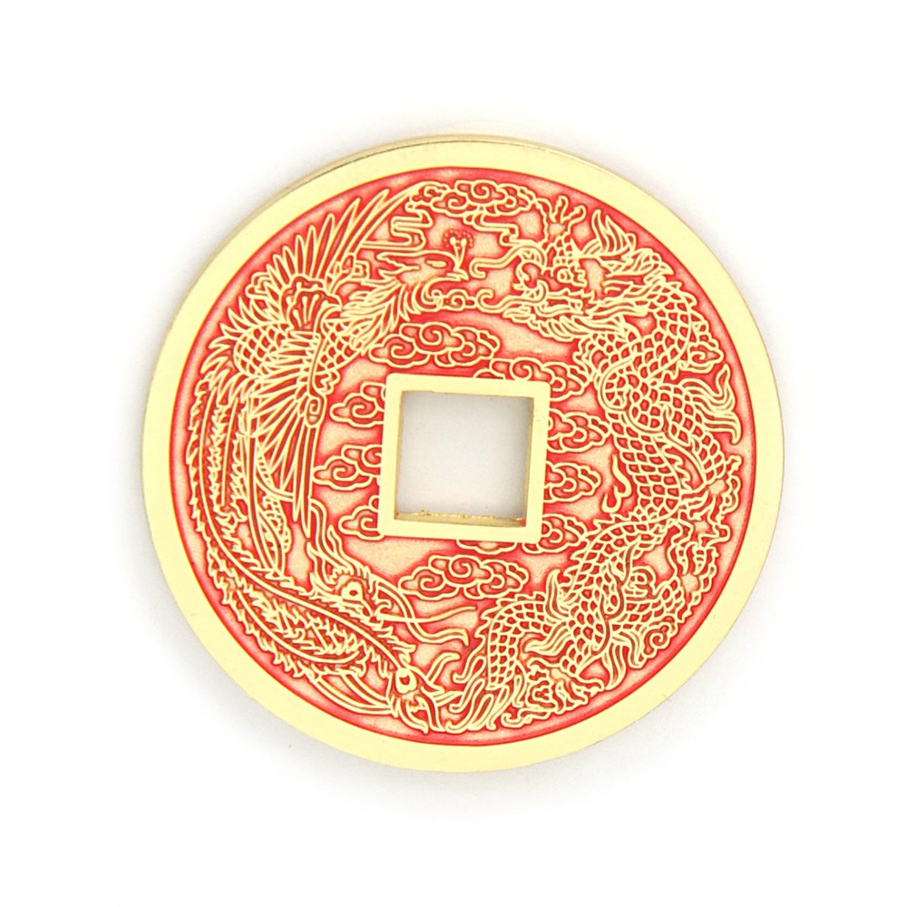 Dragon & Phoenix Coin For Happy Marriage & Harmonious Relationships ...