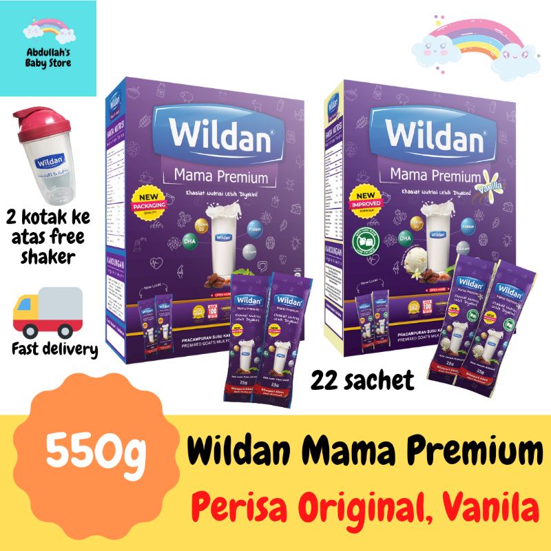 Susu Kambing Milk Booster Wildan Mama Premium Vanilla dan Original ...