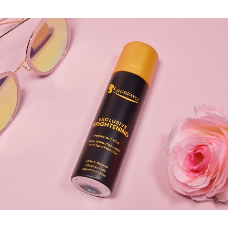 NURRAYSA EXCLUSIVE BRIGHTENING DEODORANT MIST ROSE & 🎁 | Shopee Malaysia