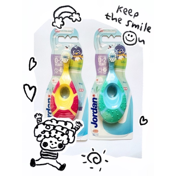 JORDAN Step 1 Extra Soft Toothbrush (Age 0-2 Years) | Shopee Malaysia