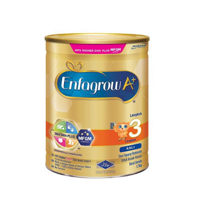 Enfagrow A+ Step 3 Asli / Original Milk Powder For 1-3 Year (1.7kg Tin ...